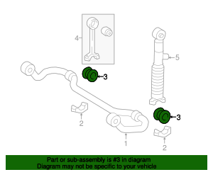 2018-2021 Lexus GX460 Stabilizer Bar Bushing 48818-60080 | OEM Parts Online