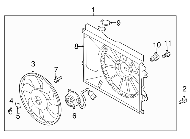 25386-3X000 - Fan Motor 2012-2019 Kia | Kia.Parts Store