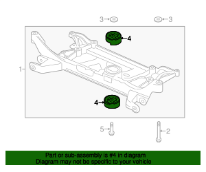 5Q0-198-037-F - Bushing Kit 2016-2023 Audi | Audi OEM Parts
