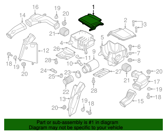 2014-2015 Audi R8 Upper Housing 420-133-812-F | OEM Parts Online