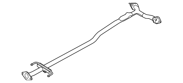 2006-2007 Mazda 6 Intermediate Pipe l38040600b | TascaParts.com