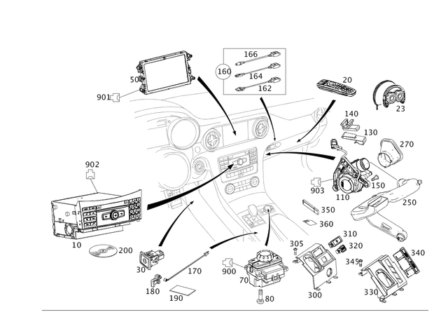 231-900-87-05 - Control Unit, Complete 2013-2020 Mercedes-Benz ...