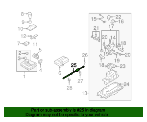 2007-2010 Audi Q7 Control Cable 4L0-713-265-A | OEM Parts Online
