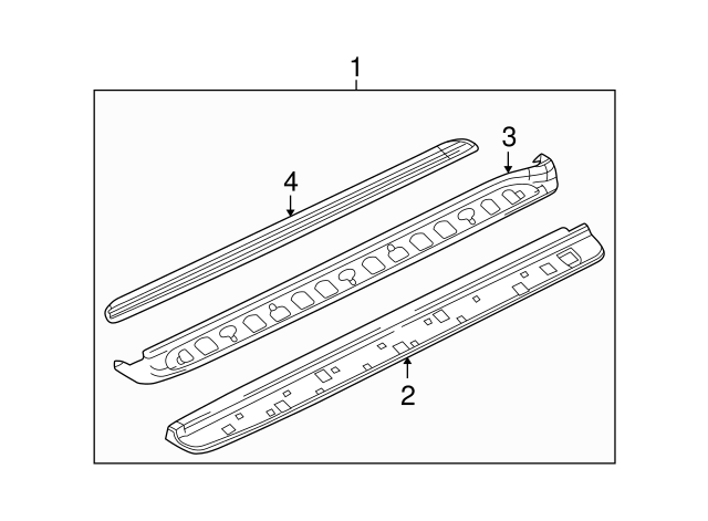 15751762 - Passenger Side Assist Step Pad 2002-2004 GM | Chevrolet ...