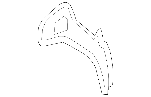 205-910-07-05 - Ornamental Molding 2014-2021 Mercedes-Benz | Mercedes ...