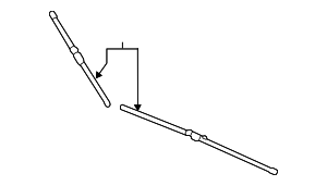 61-61-5-A43-583 - Set of wiper blades 2014-2023 BMW | AutoNation Parts