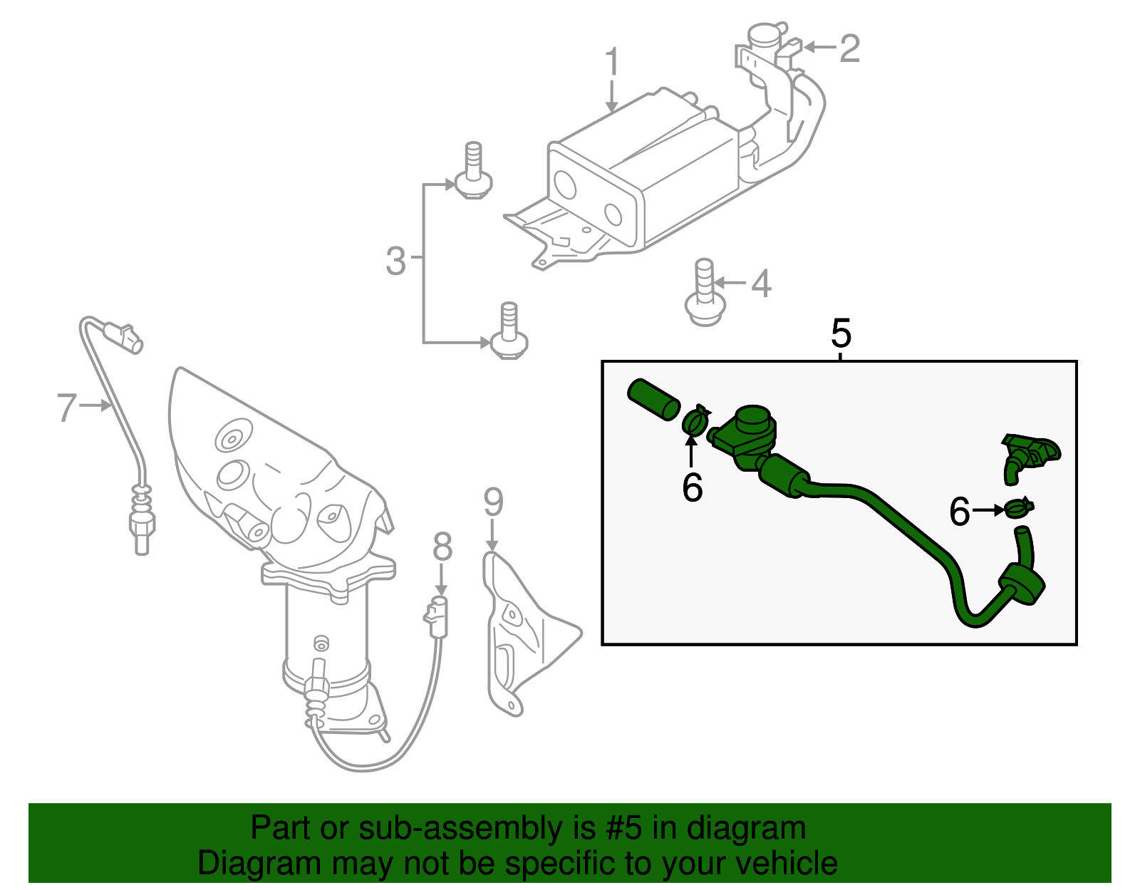 2011-2015 Mazda CX-9 Vacuum Tube CA41-20-370 | Mazda OEM Parts Online