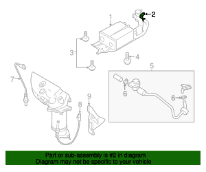 2009-2015 Mazda Vapor Canister Purge Solenoid CA01-18-740A | OEM Parts ...