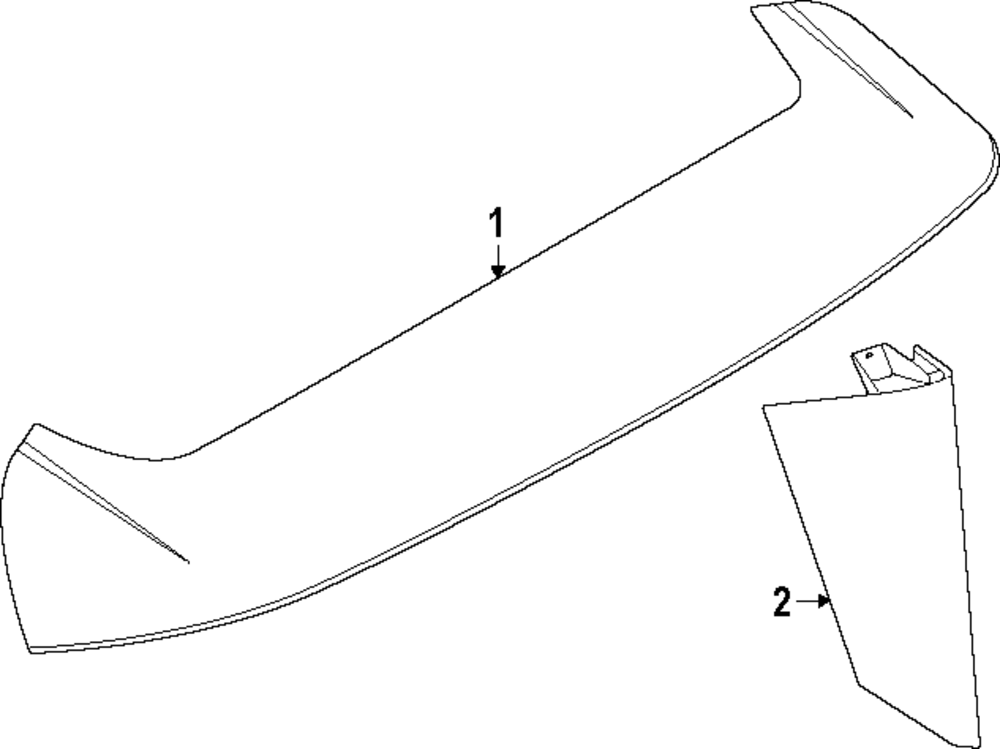 2025 Nissan Kicks Side Spoiler 96032-7LG0A | TOM HESSER NISSAN