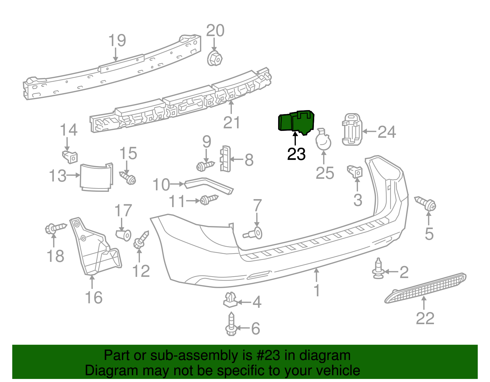 2011-2014 Toyota Sienna Park Sensor 89341-48010-H1 | Retail Performance ...