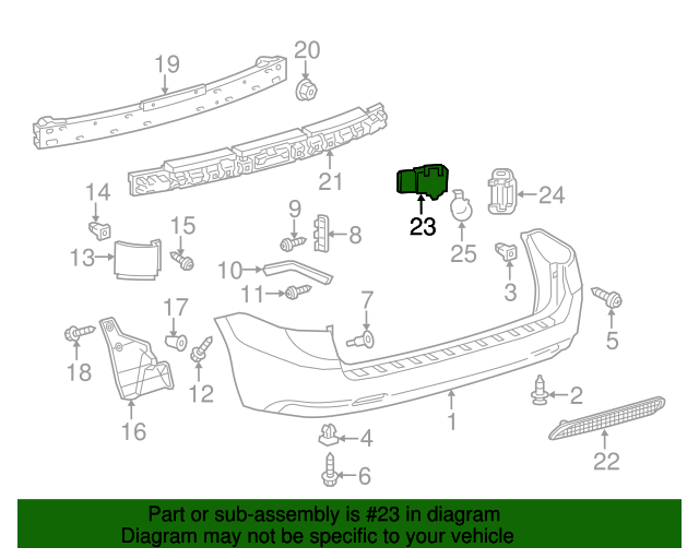 89341-48010-J7 - Park Sensor 2015-2017 Toyota Sienna | Longo Toyota Parts