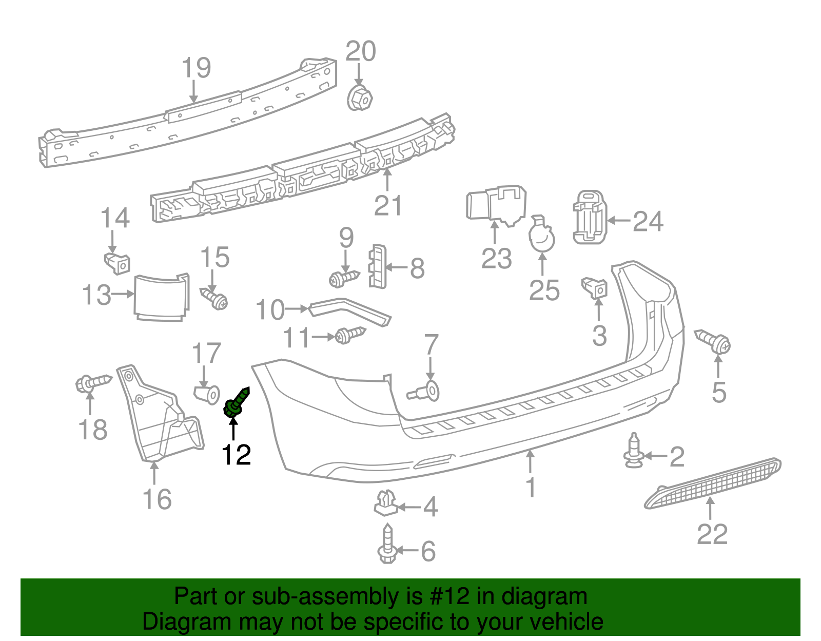 2009-2020 Toyota Retainer 75392-42030 | Toyota Parts Center