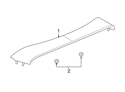 Spoiler for 2004 Chevrolet Impala | GMPartsDirect.com