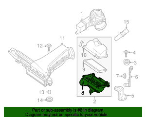 2007-2018 Nissan Altima Air Cleaner Body 16528-JA10A | OEM Parts Online