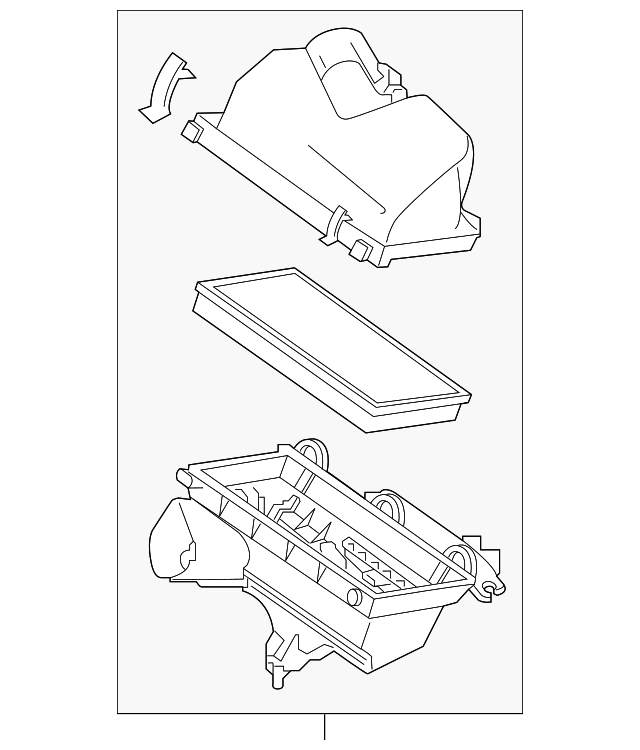 2013-2018 Nissan Altima Air Cleaner Assembly 16500-JA11A | QuirkParts