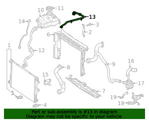 177-501-09-02-64 - Overflow Hose 2019-2023 Mercedes-Benz ...