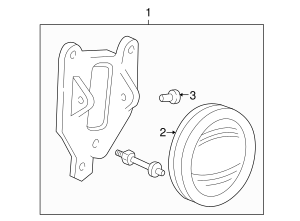 1995-2007 Ford Fog Lamp Bulb F58Z-13466-CB | TascaParts.com