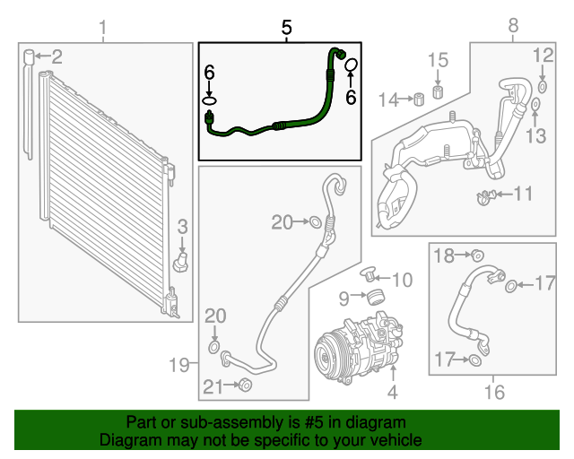 213-830-08-01 - Liquid Line 2016-2023 Mercedes-Benz | AutoNationParts.com