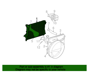 Radiator 55056681AC | QuirkParts