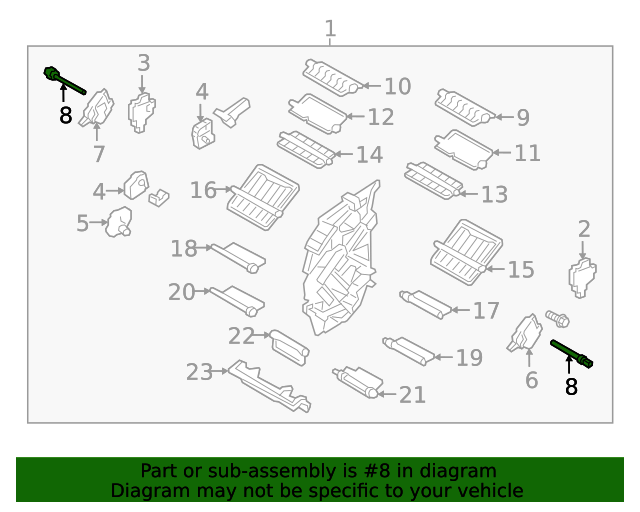 Genuine Thermistor Assembly A C Evaporative for 2017-2022 Genesis G90 ...