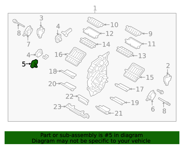 2015-2023 Hyundai Actuator 97226-B1500 | OEM Parts Online