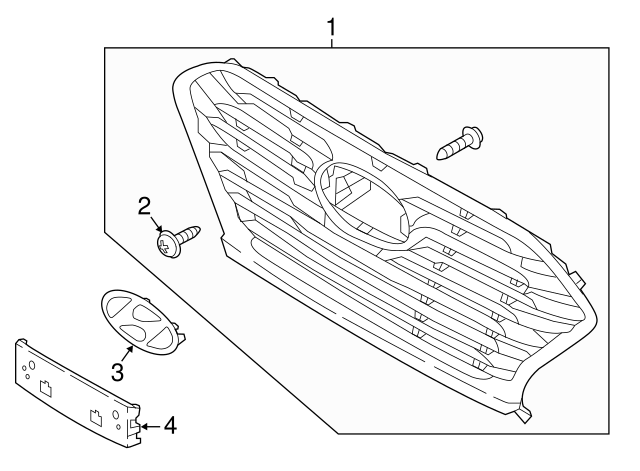 2018-2019 Hyundai Sonata License Bracket 86519-E6710 | OEM Hyundai Parts