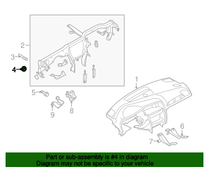 N-907-611-02 - Support Nut 2008-2017 Audi | Audi OEM Parts
