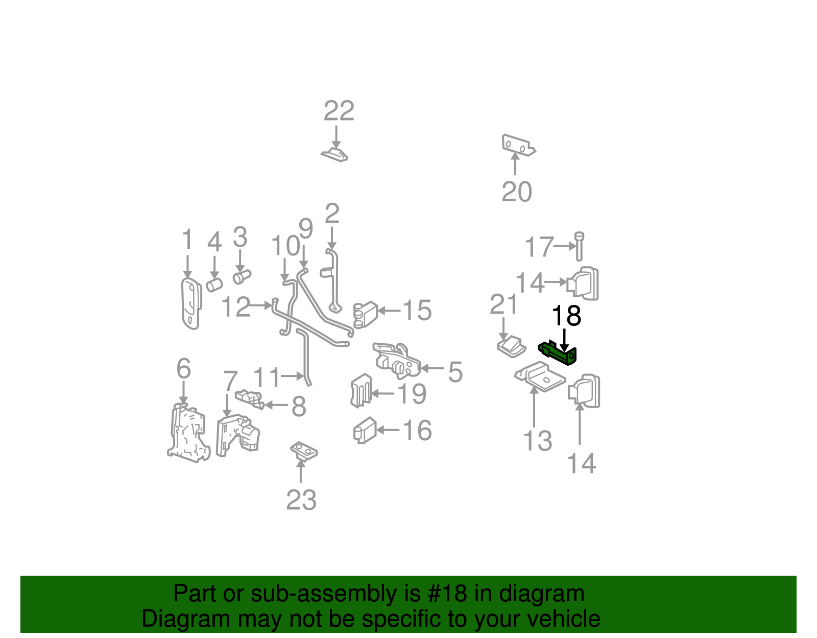 1996-2025 GM Intermediate Side Door Check Strap 15750877 | GM Parts Center