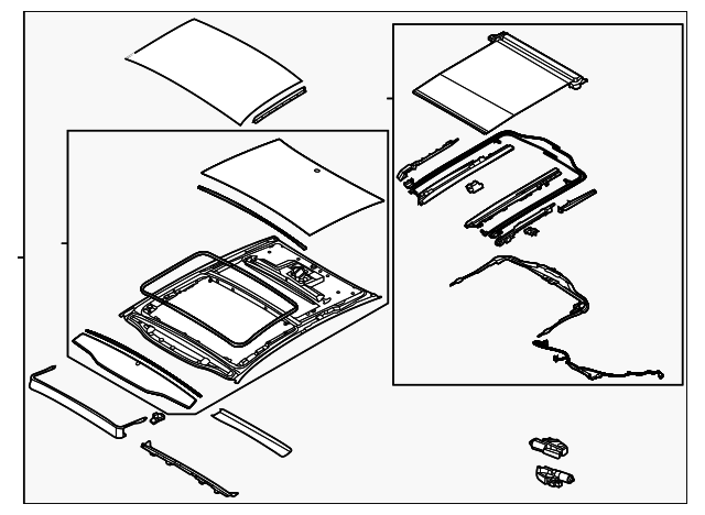 81600-L2500WK - Panoramic Assembly 2025 Kia K5 | Kia.Parts Store