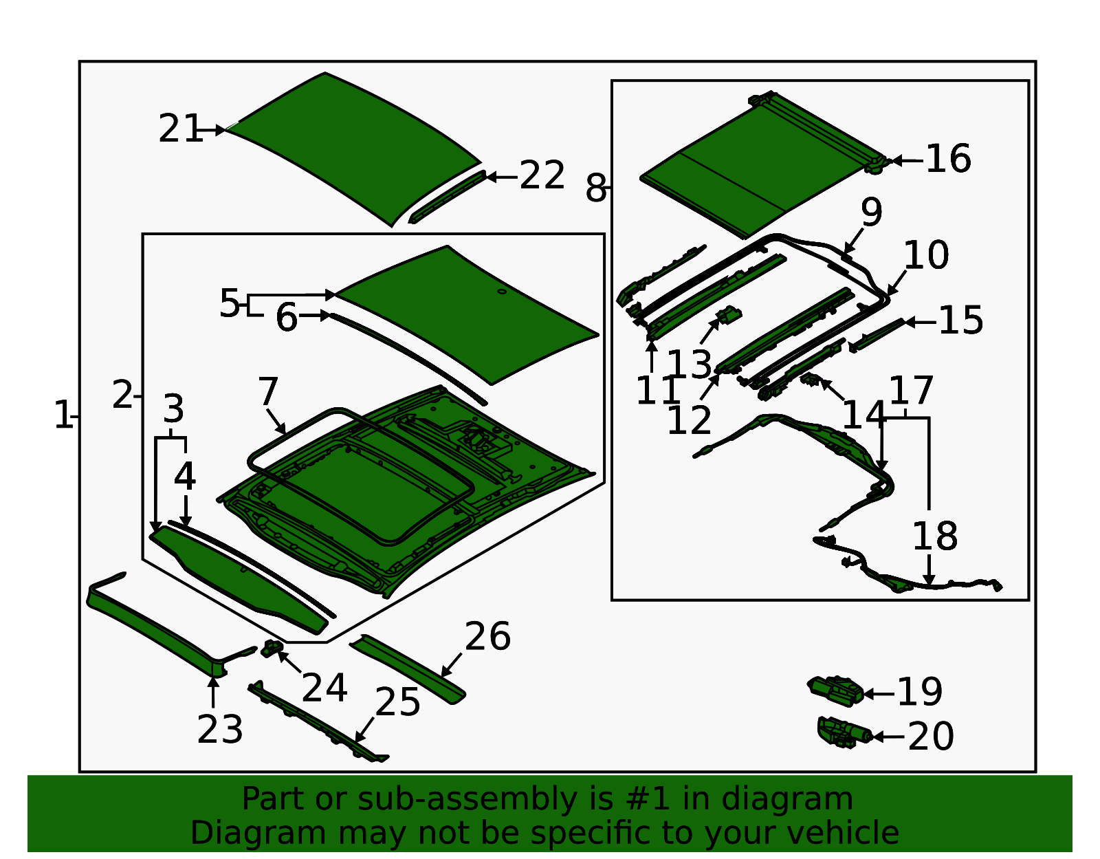 81600-L2500WK - Panoramic Assembly 2025 Kia K5 | Kia.Parts Store