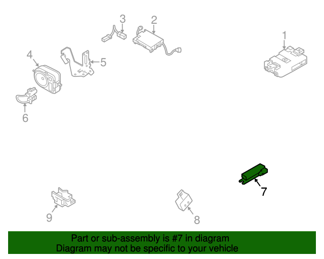 LR012709 - Antenna - 2010-2020 Land-Rover | Land Rover Lake Bluff