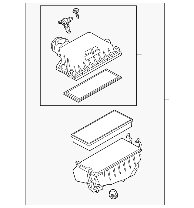 2022-2023 Toyota Air Cleaner Assembly 17700-25101 | Toyota Parts Center