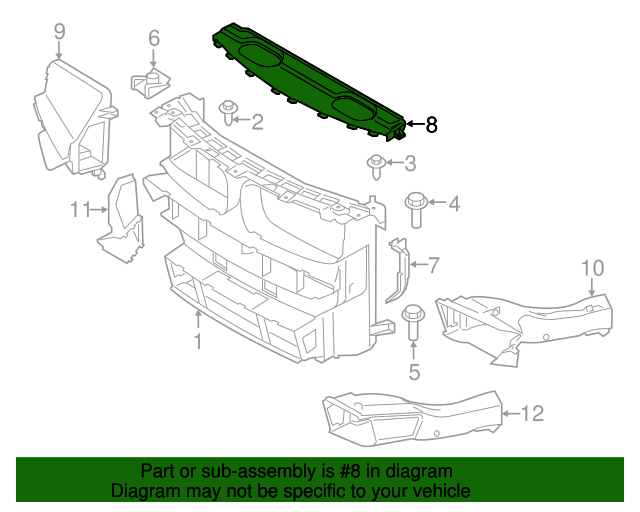51647326554 - 2014-2019 BMW Upper Cover (51-64-7-326-554) | BMW of ...