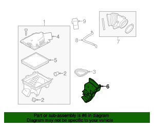 2013-2020 GM Intake Air Baffle 22753241 GM | GMPartsDirect.com