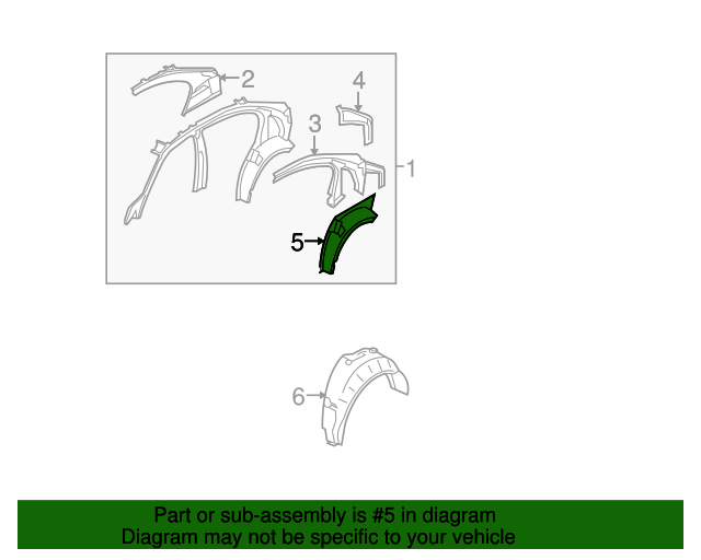 Genuine BMW 41-21-7-144-955 | Outer Wheelhouse | FREE Shipping on Most ...