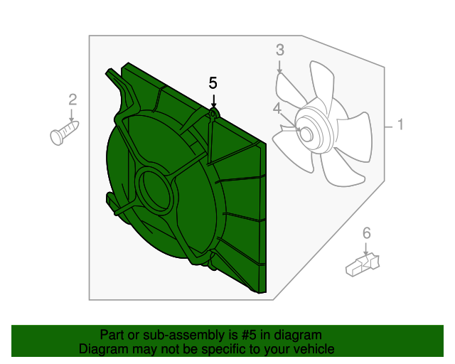 2009-2011 GM Fan Shroud 93744895 GM | GMPartsDirect.com
