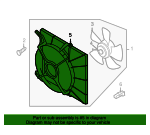 2009-2011 GM Fan Shroud 93744895 | TascaParts.com