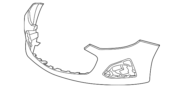 2019 Chevrolet Cruze Primed Front Bumper Fascia 42679642 | OEM Parts Online