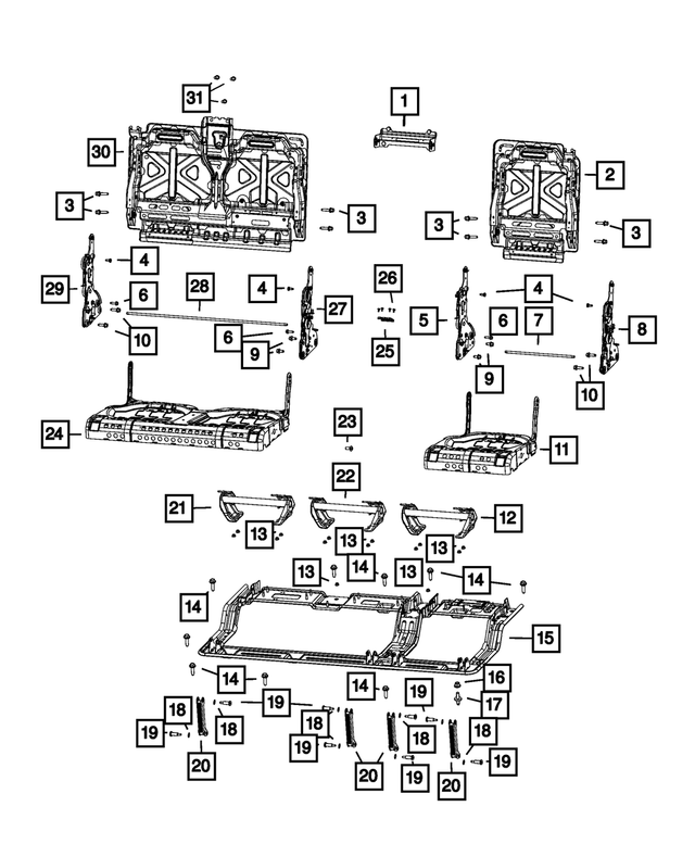 2011-2024 Ram Flange Nut 68067021AA | Mopar eStore