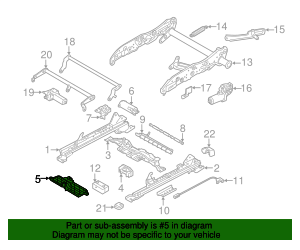 2015-2018 Volvo Seat Track Dust Shield - Driver's Side (LH) 31379425 ...