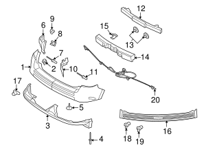 2007-2010 Ford Edge Lower Cover 7T4Z-17K835-D | TascaParts.com