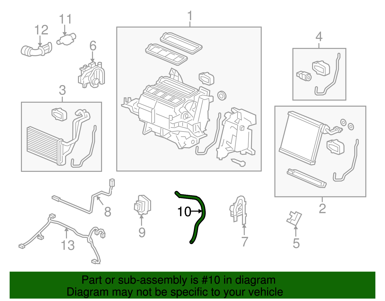 80271-T0A-A00 - Drain Hose 2012-2016 Honda CR-V | Honda Parts Online