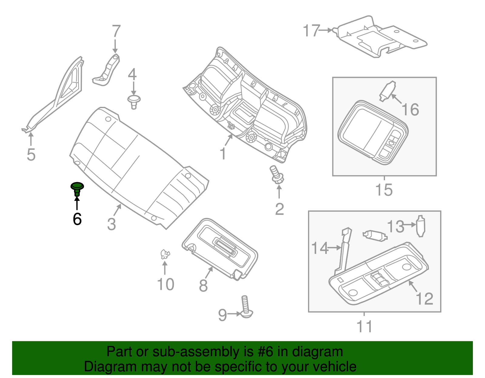 Genuine OEM Nissan 2010-2025 Nissan Clip 73998-ZT50A | Pro Nissan Parts