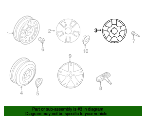 95905460 - OEM GM WHEEL GMPartsCenter.net | GM Parts Center