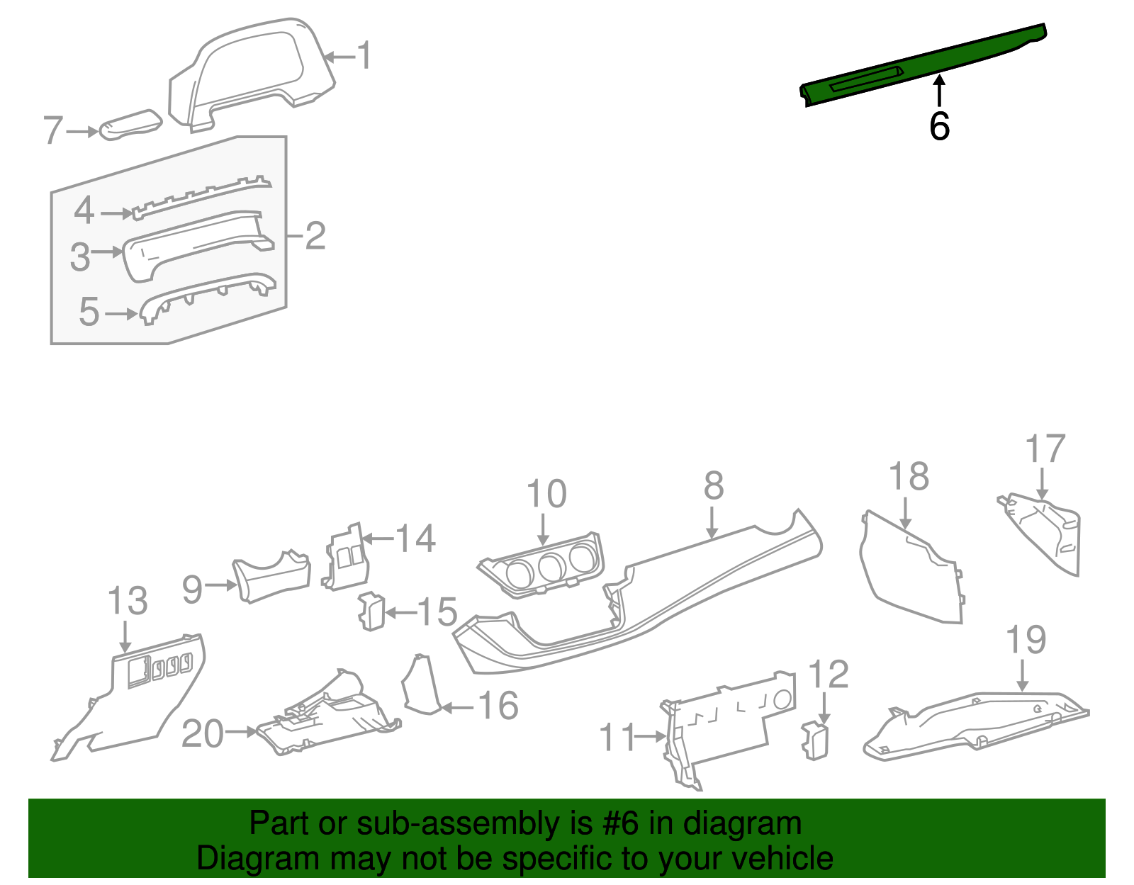 2016-2018 Toyota RAV4 Upper Trim Panel 55412-0R060-B1 | Toyota Parts Center