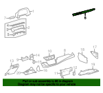 55412-0R030 - Upper Trim Panel - 2013-2015 Toyota RAV4 | OEM Parts Quick