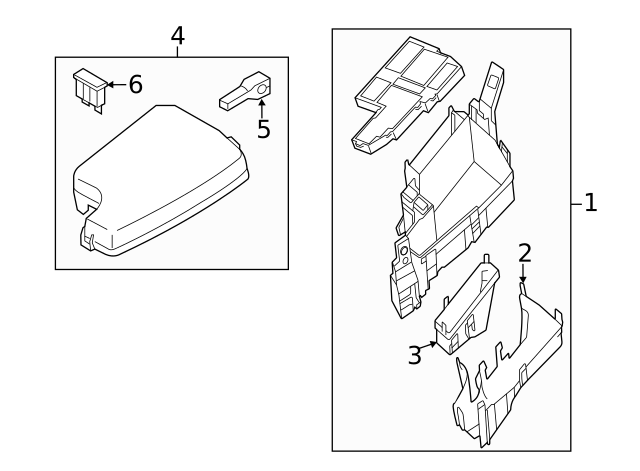 2013-2021 Mazda CX-5 Fuse & Relay Box KD45-66-760A | GetOEMParts.com