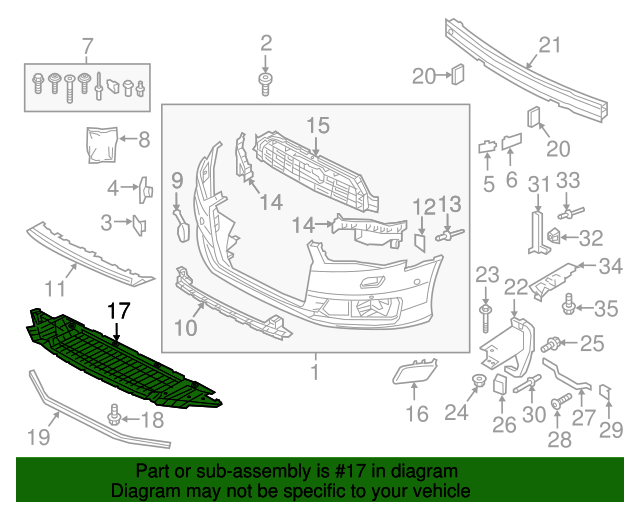 4G0-807-611-F - Lower Plate 2016-2018 Audi | Audi OEM Parts
