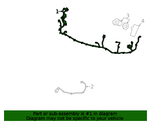 2022 GMC Terrain Front Object Alarm Sensor Wiring Harness 84758842 | GM ...