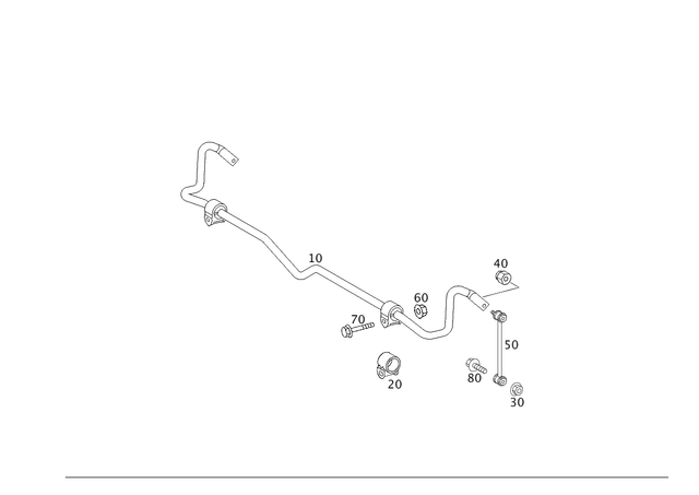2007-2011 Mercedes-Benz Torsion Bar 211-320-19-11 | World Mercedes-Benz ...